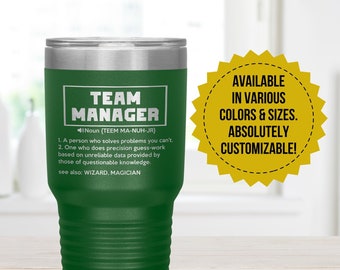 Team Manager Gift | Etsy