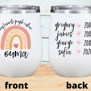 Personalized Ouma Gift, My Favorite People Call Me Ouma, Ouma Mug, Gift ...