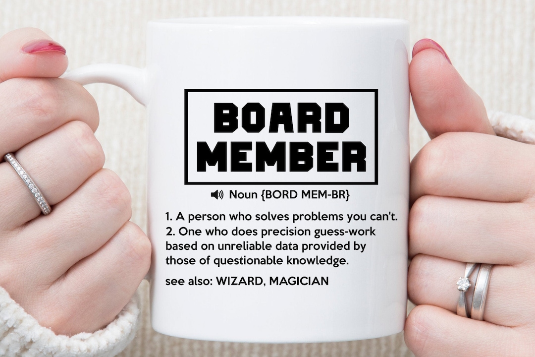 Funny Board Member Gift for Men & Women, Board Member Mug, Retirement ...