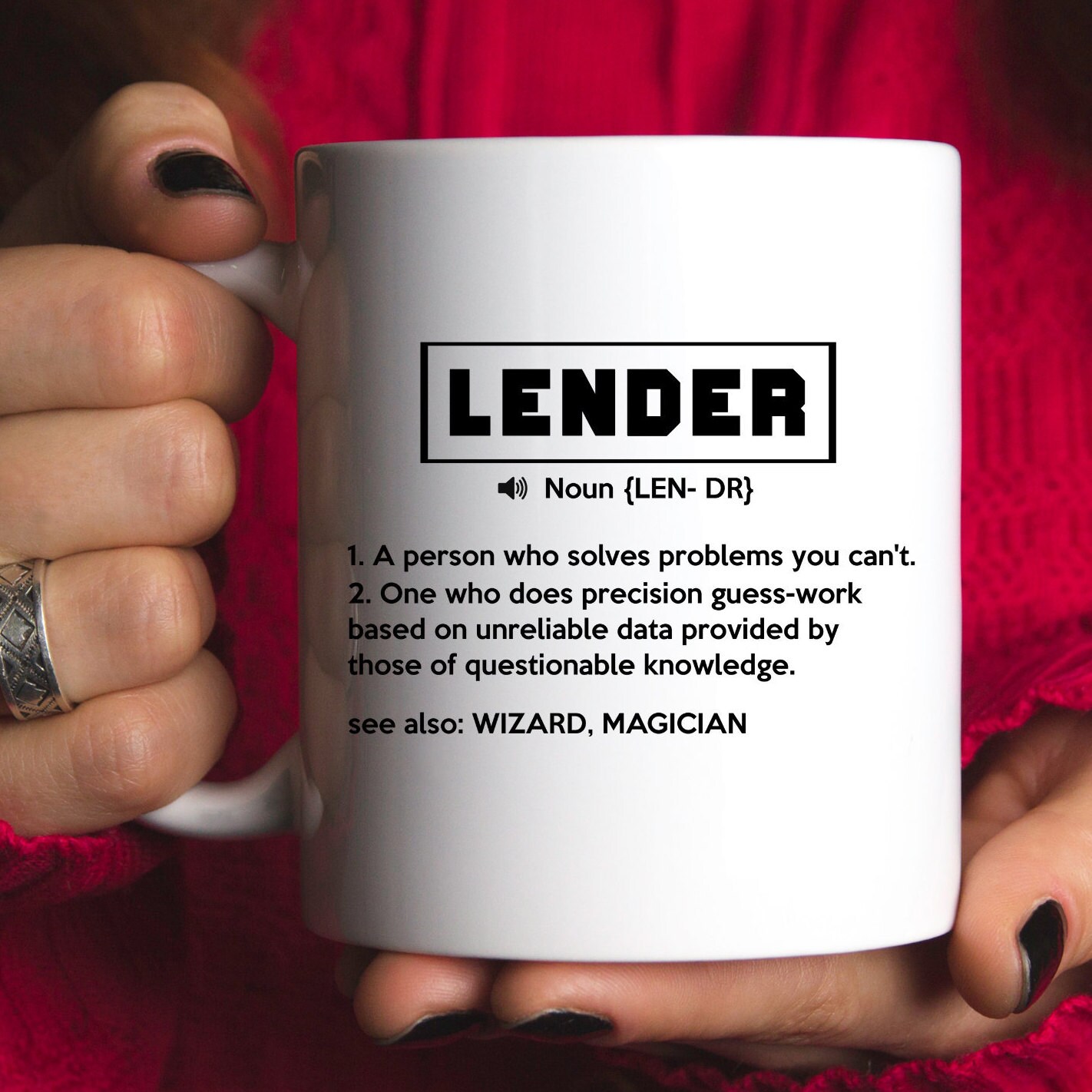 Funny Lender Gift Loan Officer Gift Real Estate Agent Gift | Etsy