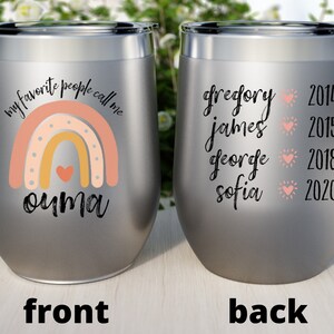 Personalized Ouma Gift, My Favorite People Call Me Ouma, Ouma Mug, Gift ...