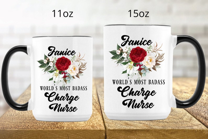 Personalized CHARGE NURSE Gift for Women Charge Nurse Mug - Etsy