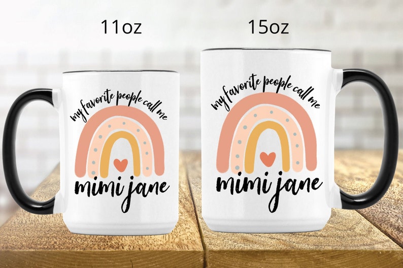 Personalized Mimi Coffee Mug Mimi Birthday Gift Mothers | Etsy
