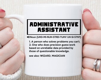 Administrative Assistant Gift Administrative Assistant Mug - Etsy