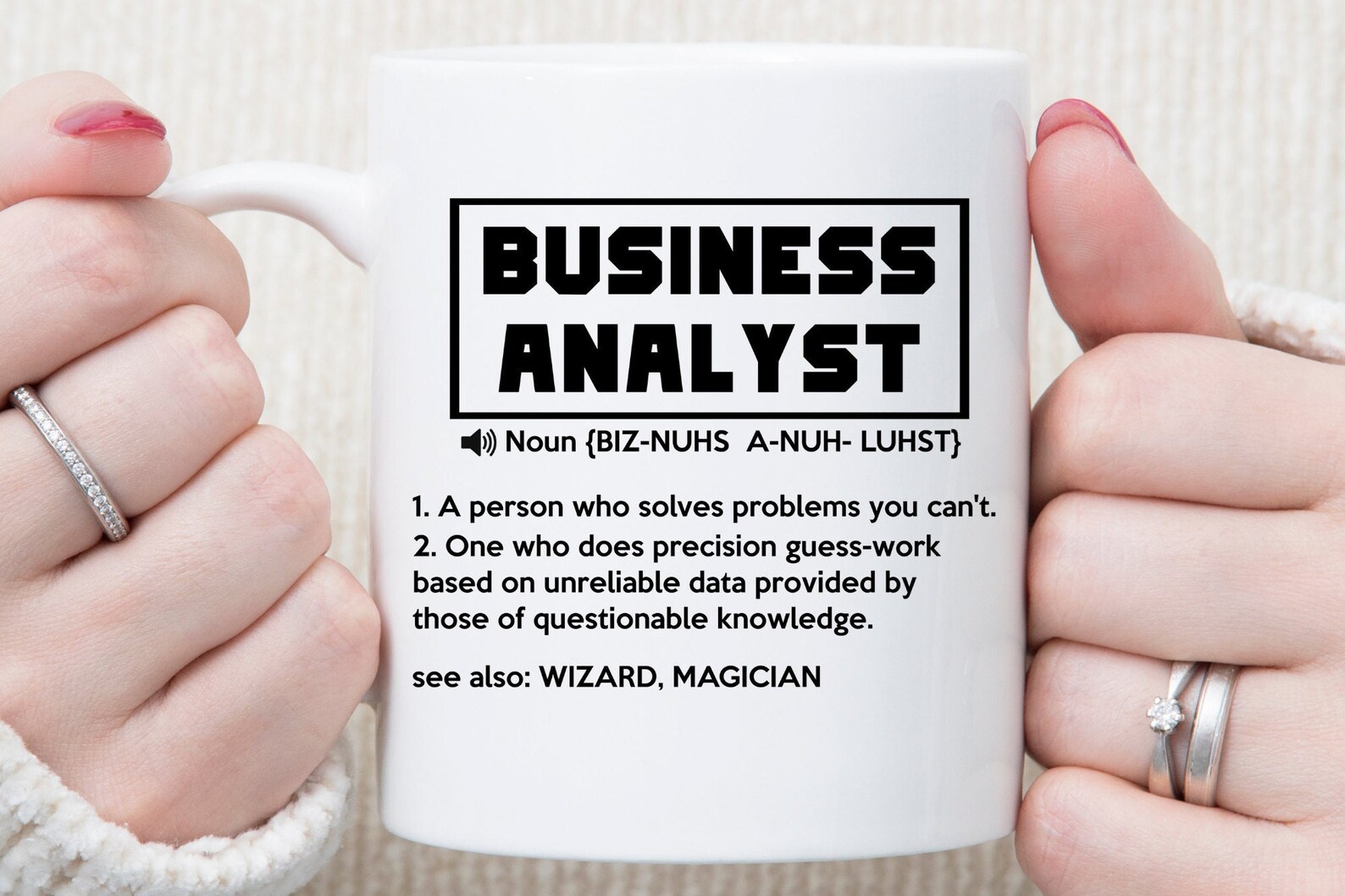 Funny Business Analyst Coffee Mug for Men and Women for | Etsy