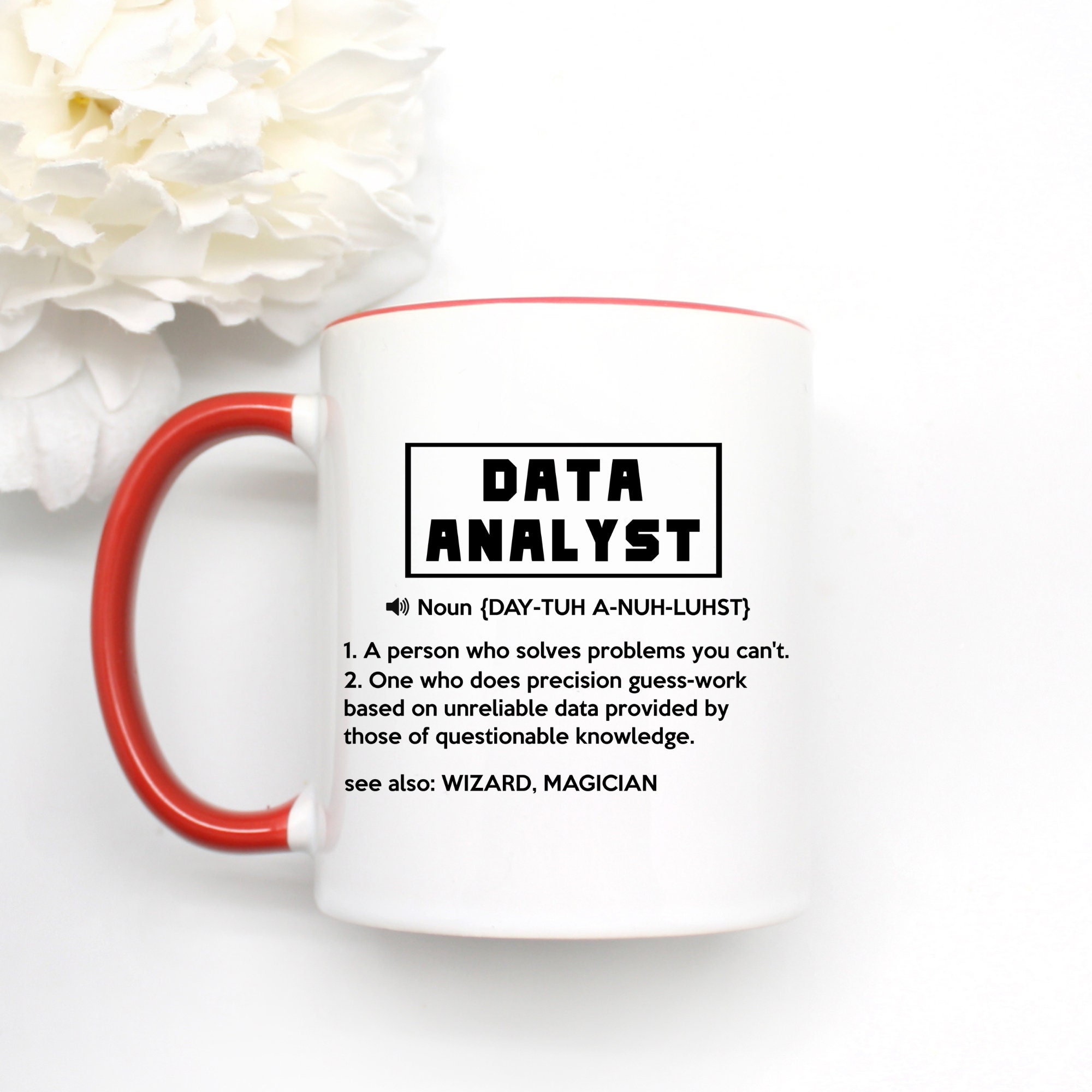 Funny Data Analyst Gift for Men and Women Data Analyst Mug | Etsy