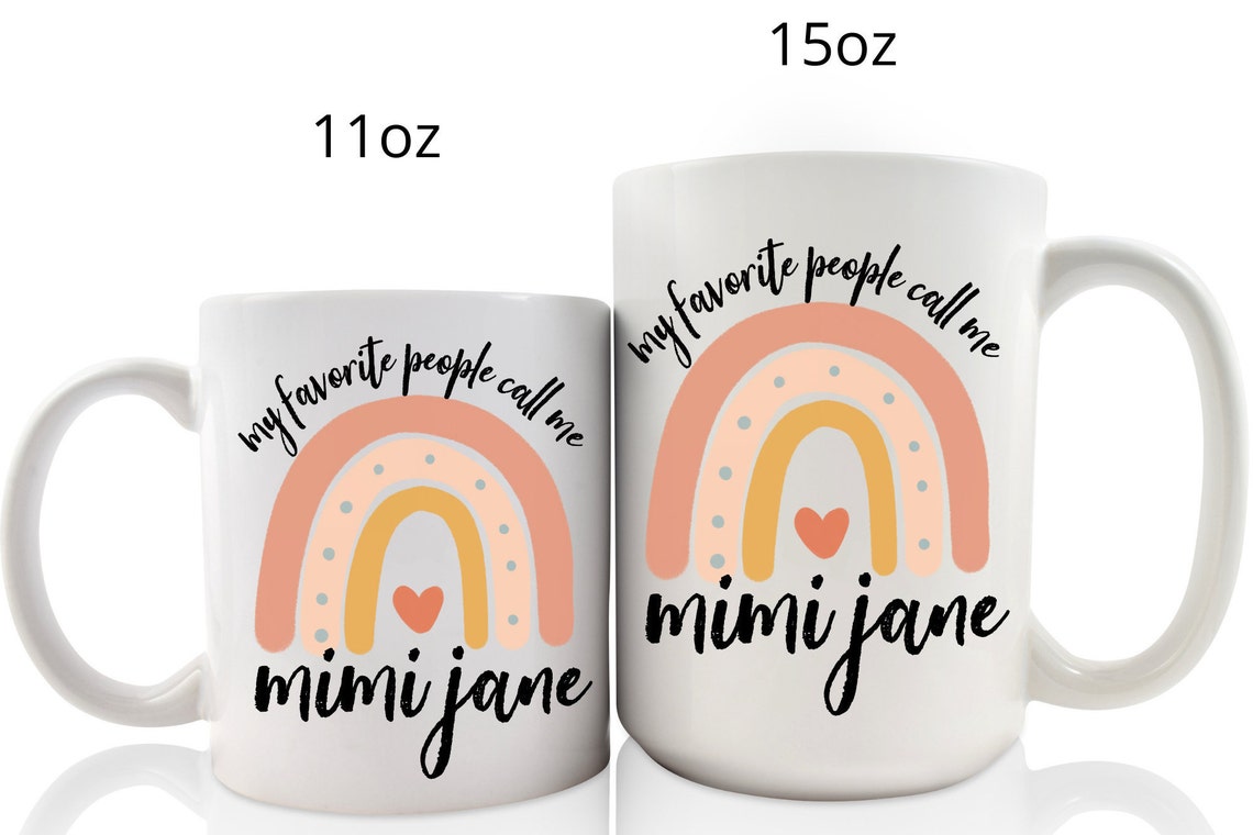 Personalized Mimi Coffee Mug Mimi Birthday Gift Mothers | Etsy