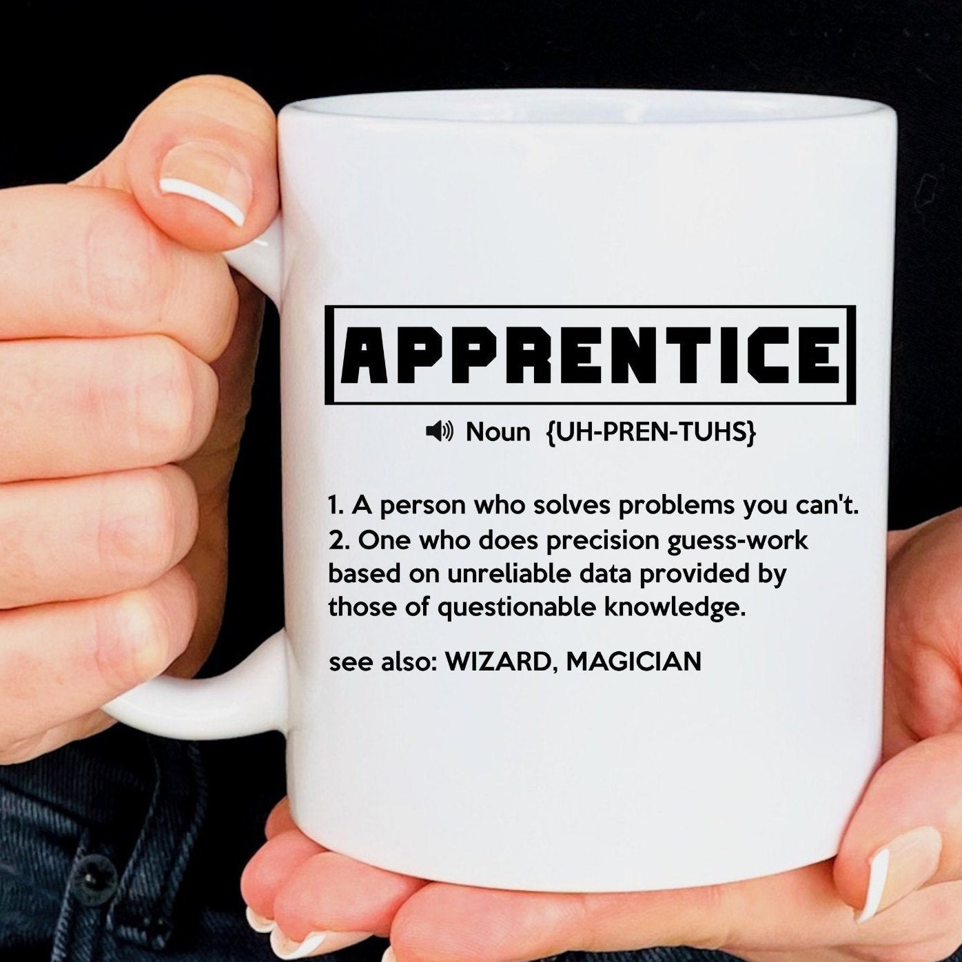 Funny Apprentice Gift Apprentice Mug for Men & Women Thank - Etsy UK