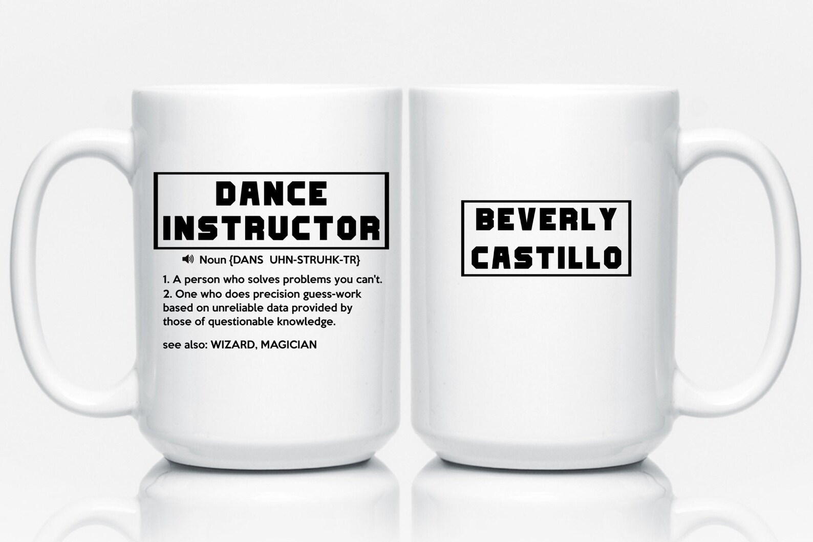 Funny Dance Instructor Mug Dance Instructor Gift for Men & - Etsy
