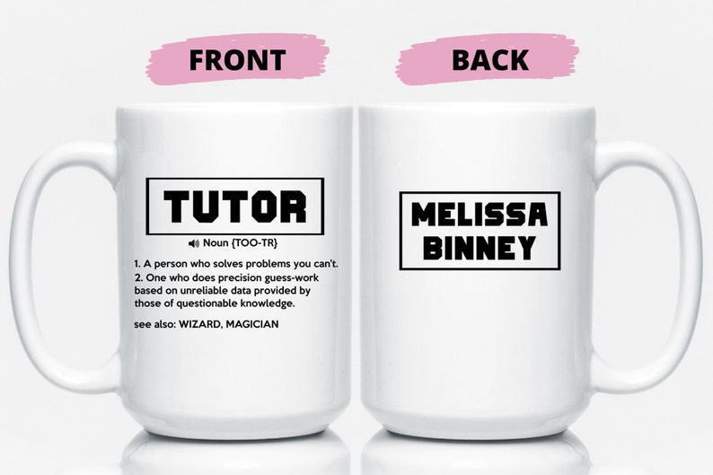 Funny Tutor Gift Mug for Men and Women Tutor Mug Tutor - Etsy