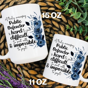 Public Defender Gift Mug for Women, Appreciation Gift, Thank You Gift ...