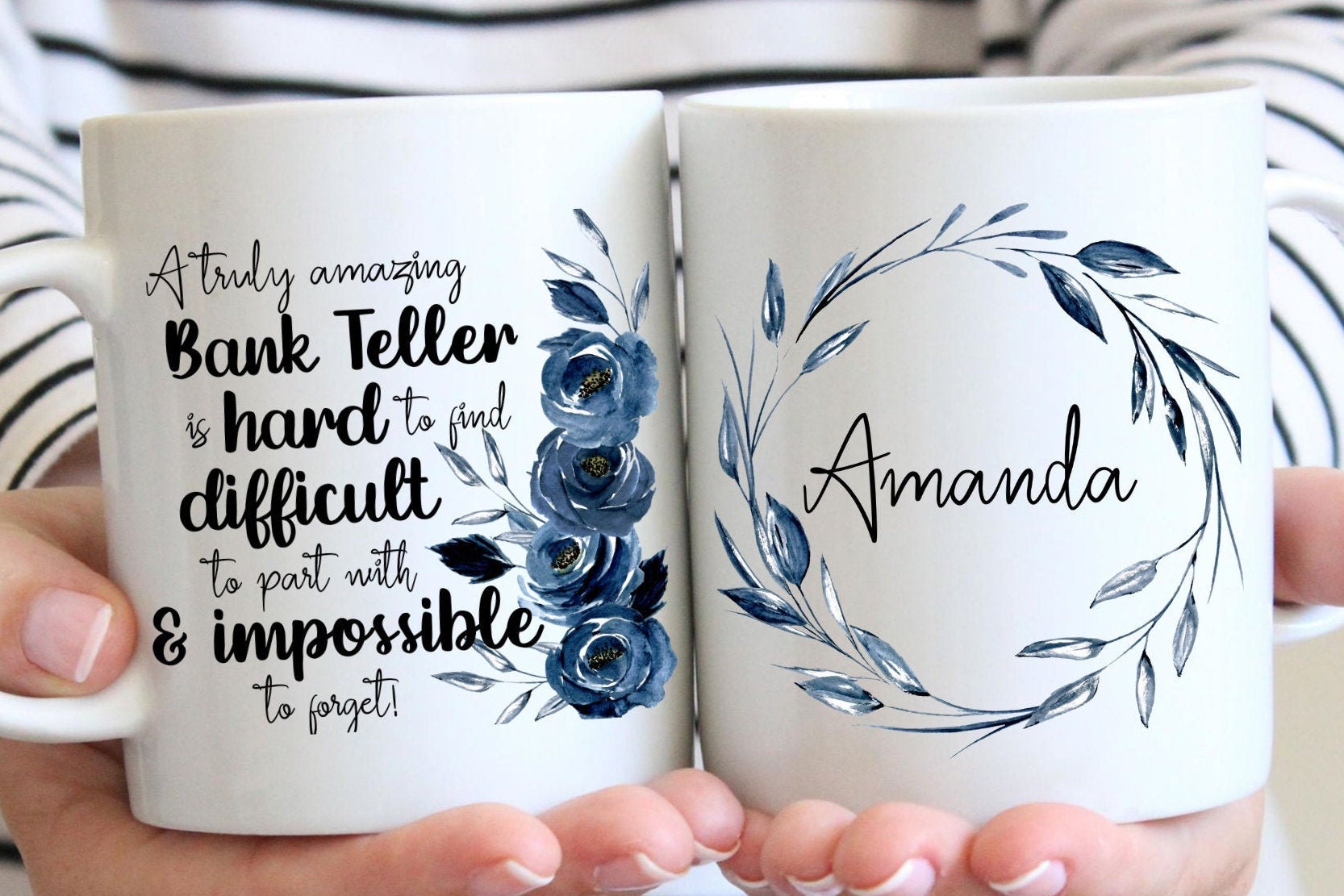 Personalized Bank Teller Gift Mug Bank Teller Mug Truly - Etsy