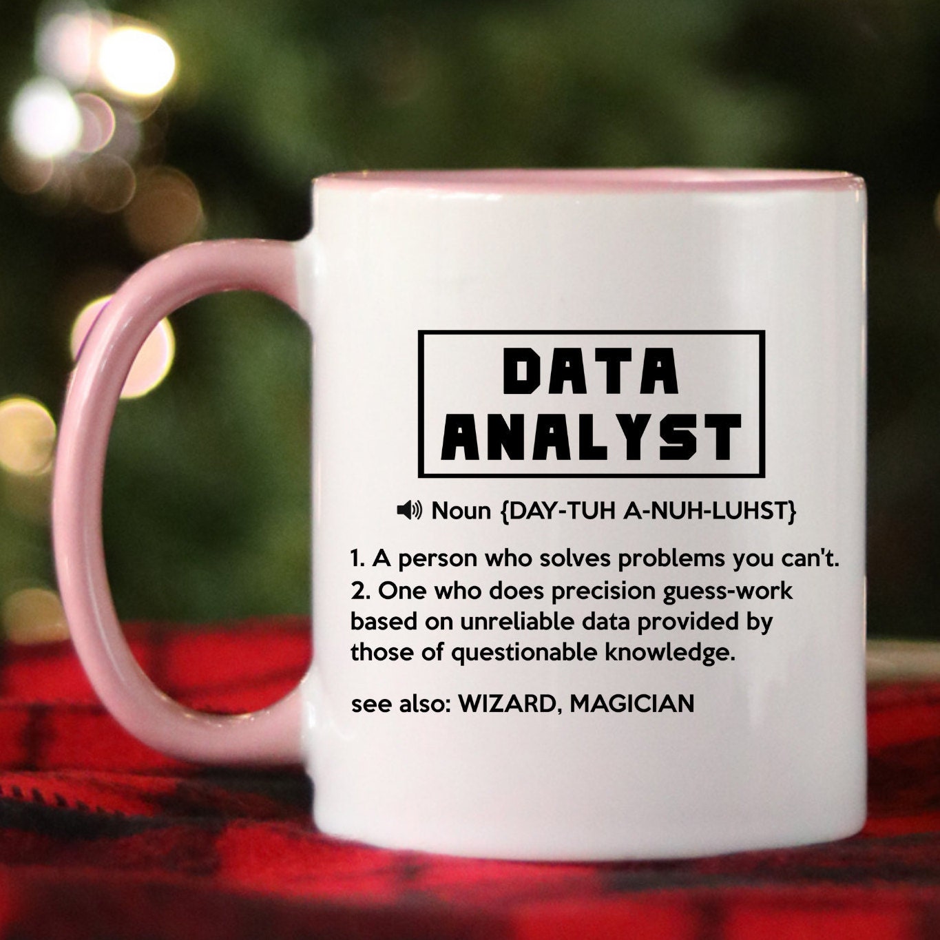 Funny Data Analyst Gift for Men and Women Data Analyst Mug | Etsy