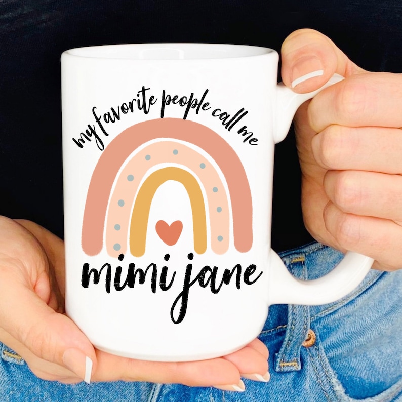Personalized Mimi Coffee Mug Mimi Birthday Gift Mothers | Etsy