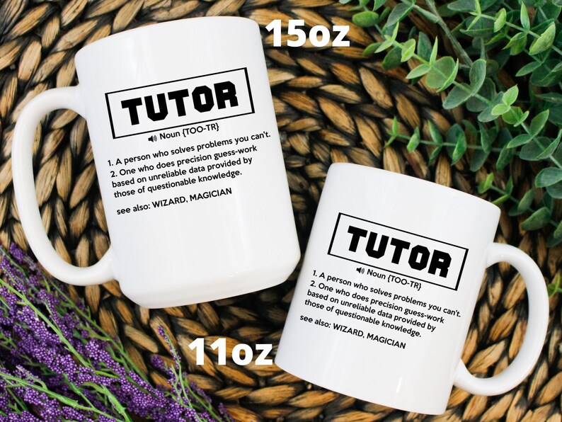 Funny Tutor Gift Mug for Men and Women Tutor Mug Tutor - Etsy
