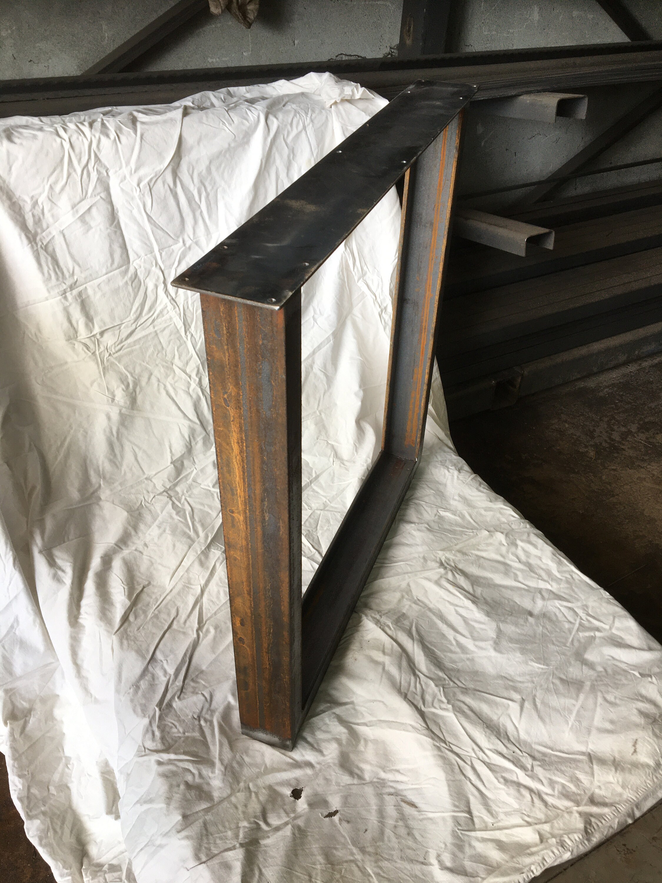 Metal Table Legs, U Channel Steel, U Shaped Legs, Steel Table Legs ...