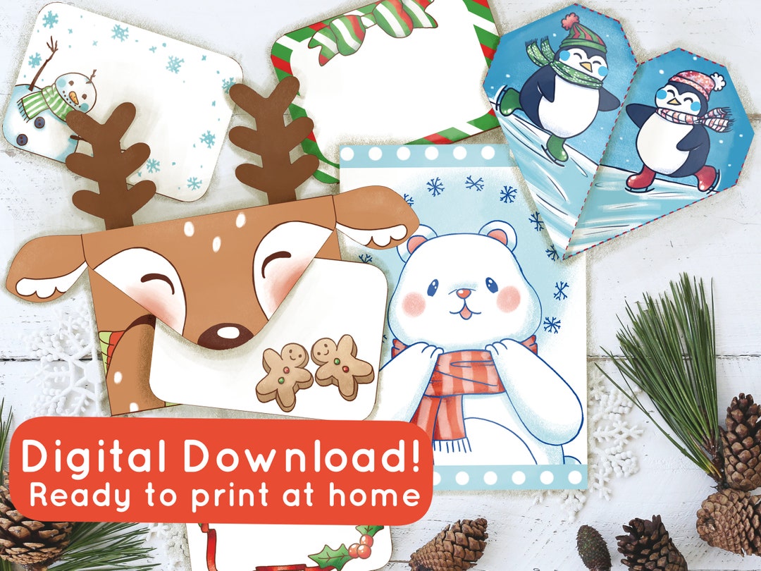 Cute Printable DIY Holiday Gift Tags Digital Download perfect for ...