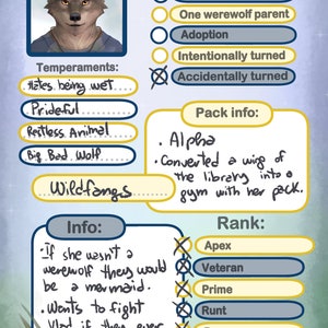 Sims Character Sheet Digital Download Ready to Print Inspired by the ...