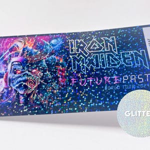Physical Horizontal Ticket Custom Personalized Laminated Concert Ticket ...