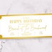 Physical Horizontal Ticket Custom Personalized Laminated Concert Ticket ...