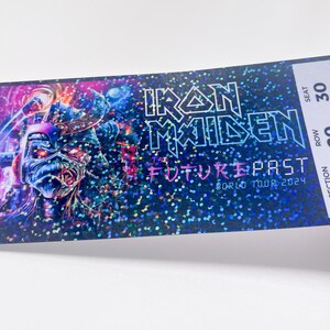 Physical Ticket Custom Personalized Laminated Concert Event Ticket ...