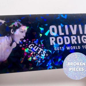 Physical Ticket Custom Personalized Laminated Concert Event Ticket ...