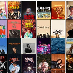 Physical Ticket Custom Personalized Laminated Concert Event Ticket ...