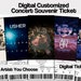 Physical Ticket Custom Personalized Laminated Concert Event Ticket ...
