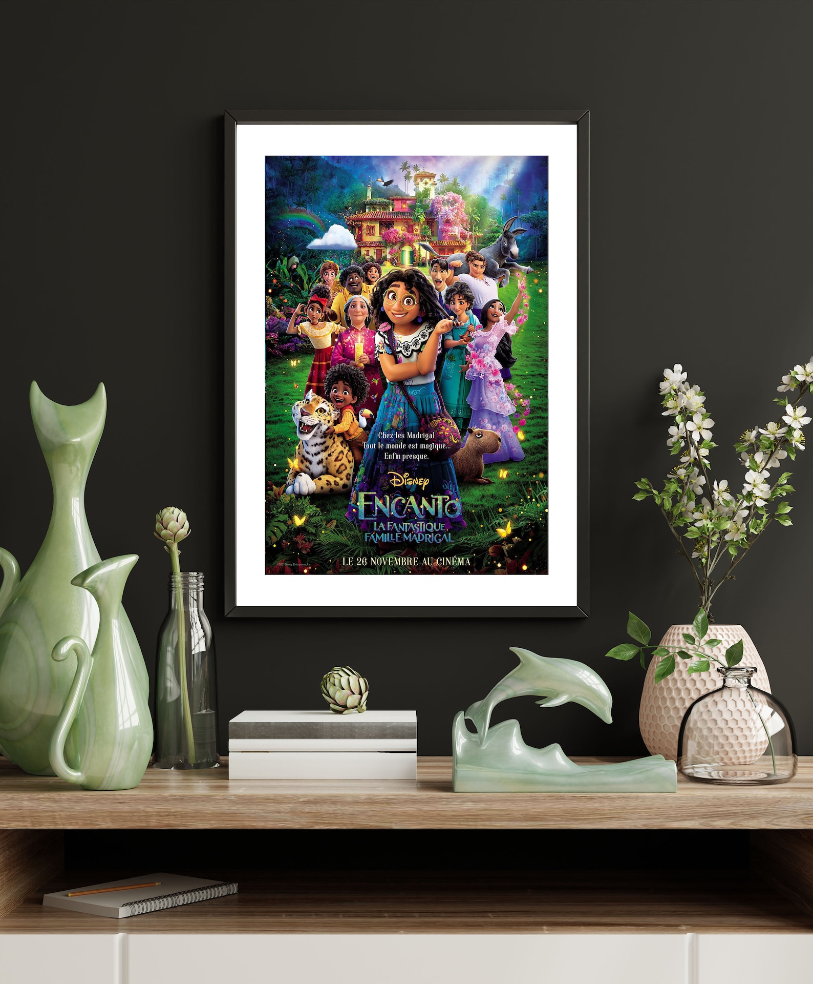Framed Encanto Movie Poster 2021 Walt Disney Wall Art Wall - Etsy