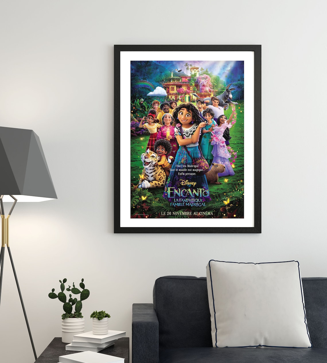 Framed Encanto Movie Poster 2021 Walt Disney Wall Art Wall | Etsy