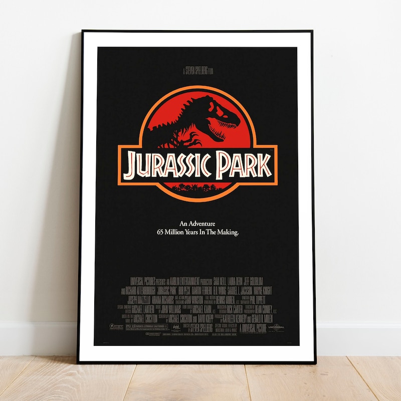 Jurassic Park Movie Poster - Etsy
