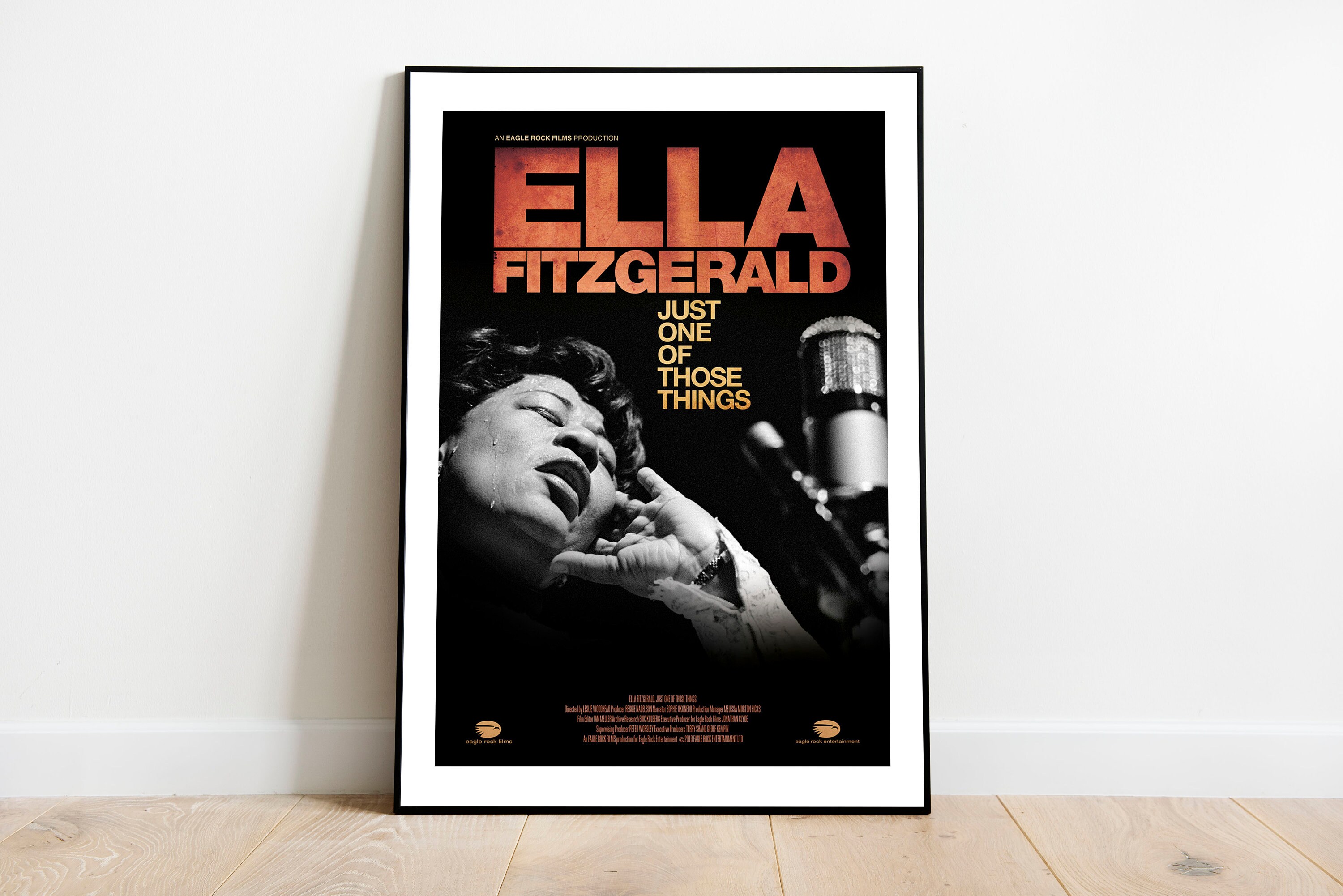 Framed Ella Fitzgerald Poster, Just One of Those Things, Ella ...