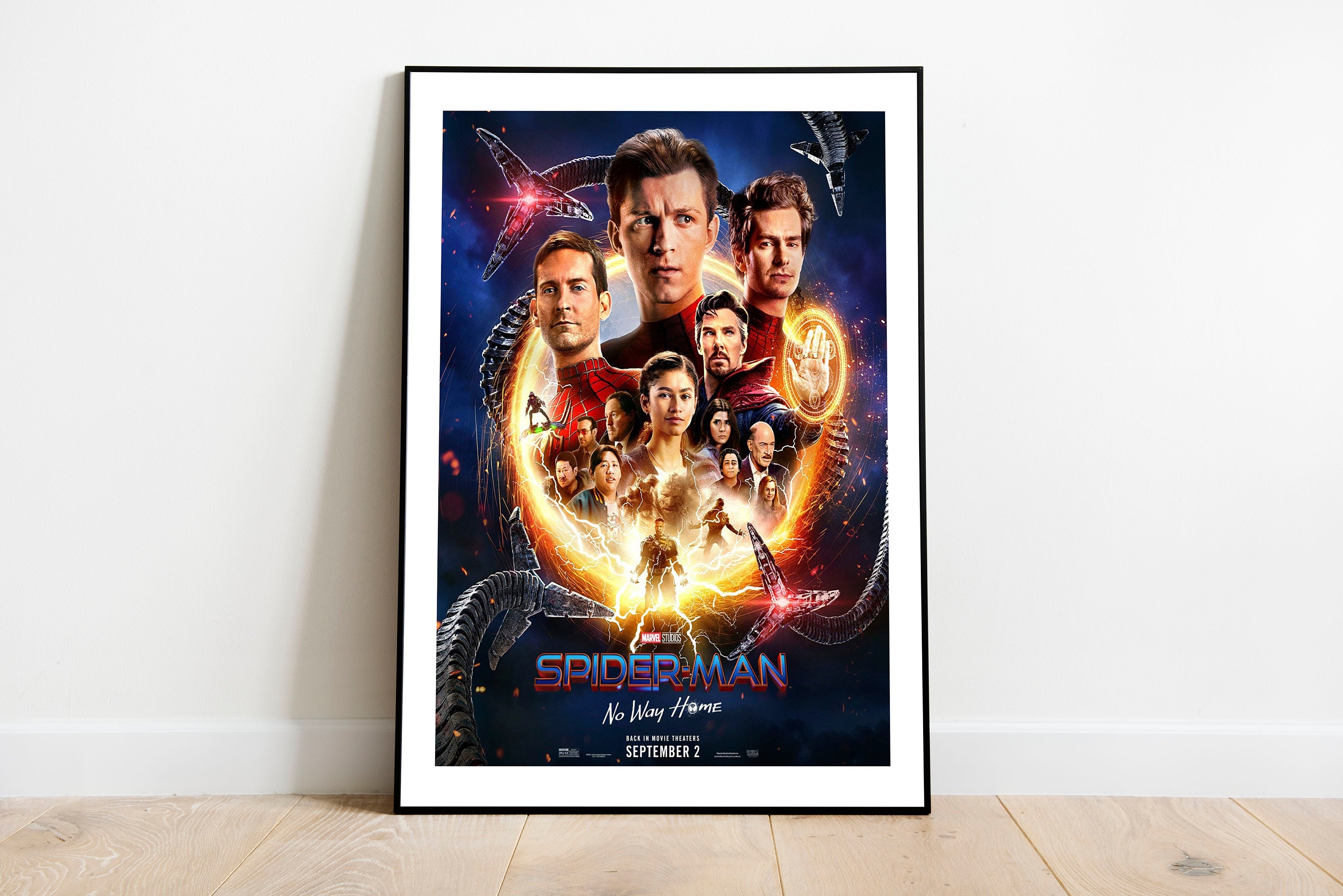 Framed Spider-man: No Way Home Poster Marvel Movie Poster - Etsy