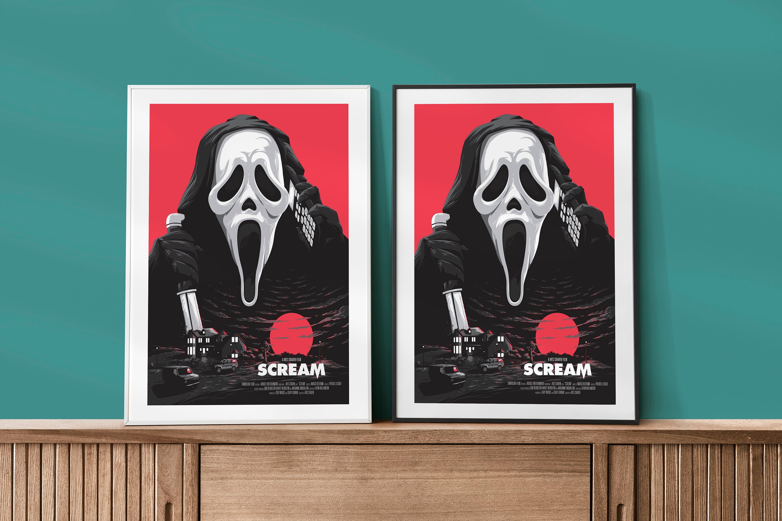 Prints Digital Prints Art & Collectibles Scary movie Cult horror Movies Scream movie Digital ...