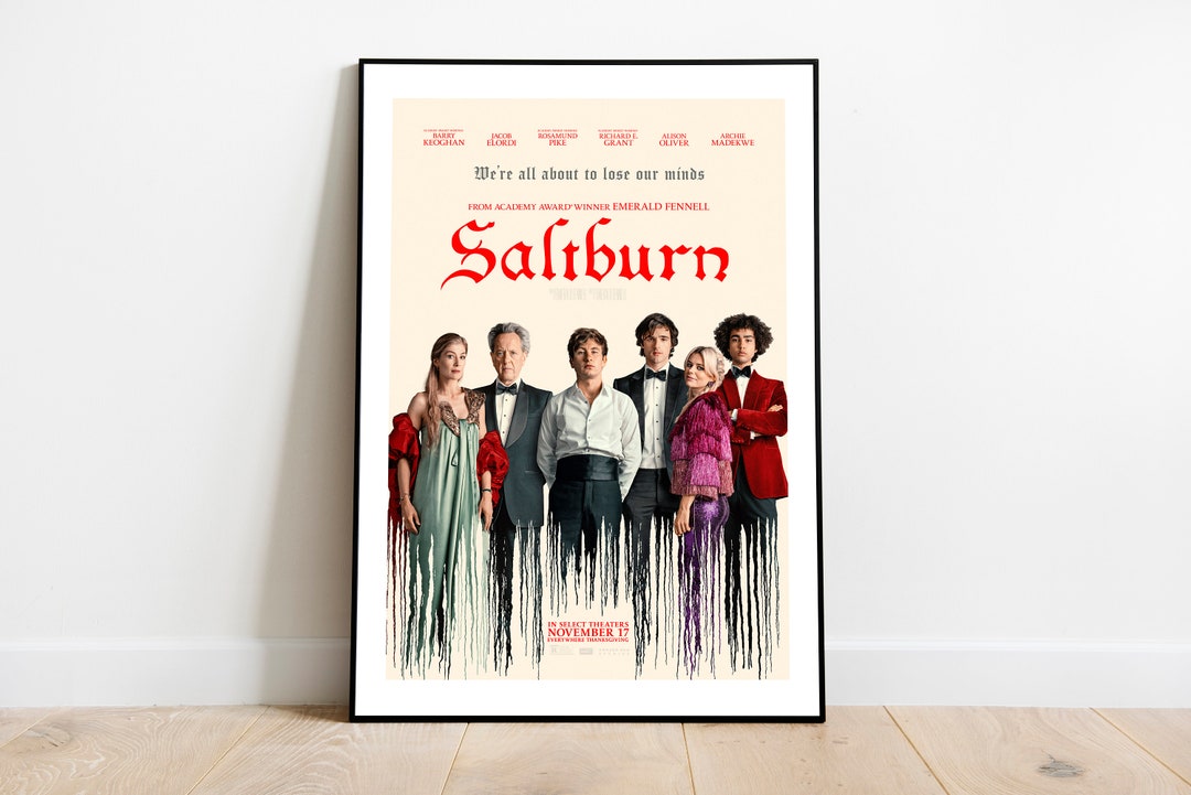 Framed Saltburn Poster, Saltburn Movie Poster, Wall Art, Wall Decor ...