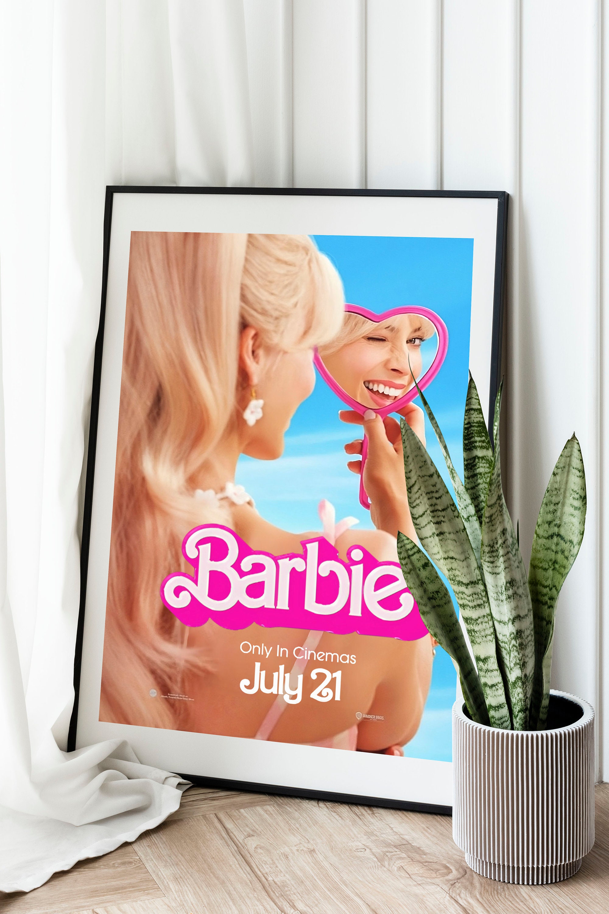 English Framed Barbie Movie Poster 2023