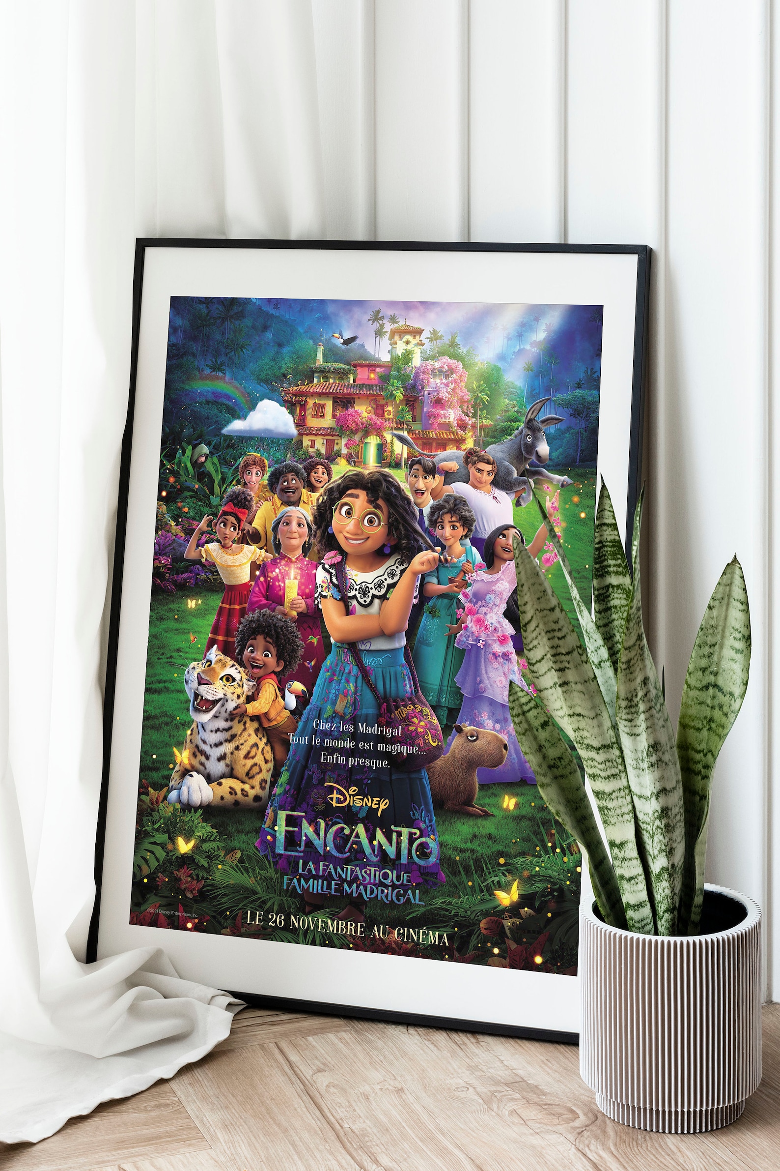 Framed Encanto Movie Poster 2021 Walt Disney Wall Art Wall - Etsy
