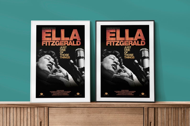 Framed Ella Fitzgerald Poster, Just One of Those Things, Ella ...