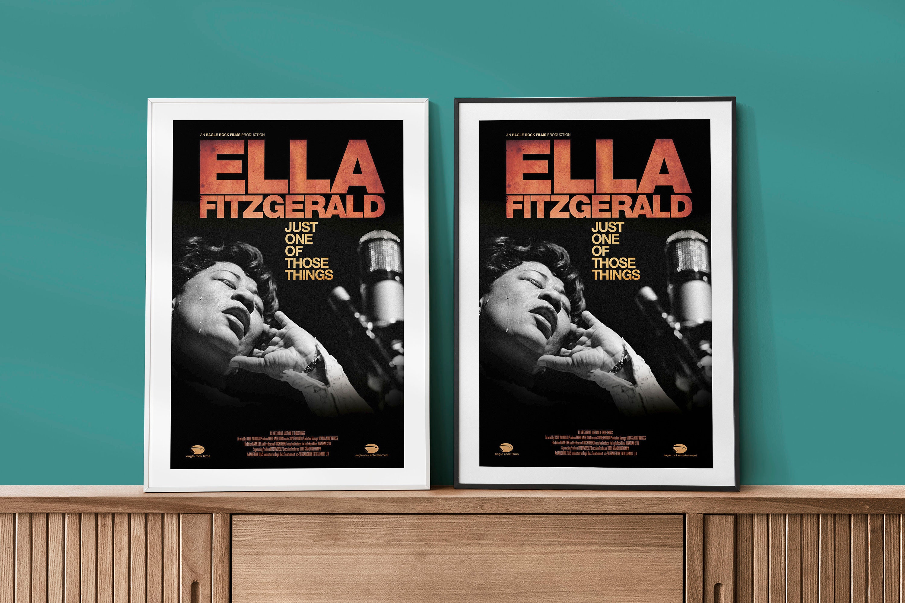 Framed Ella Fitzgerald Poster Just One of Those Things Ella - Etsy
