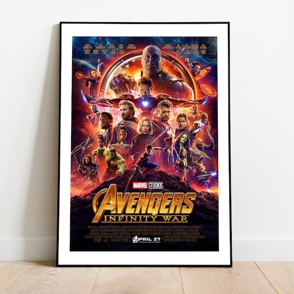 Avengers Infinity War Poster - Etsy