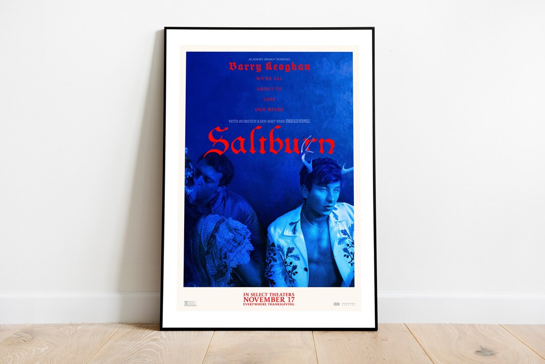 Framed Saltburn Poster, Saltburn Movie Poster, Wall Art, Wall Decor ...