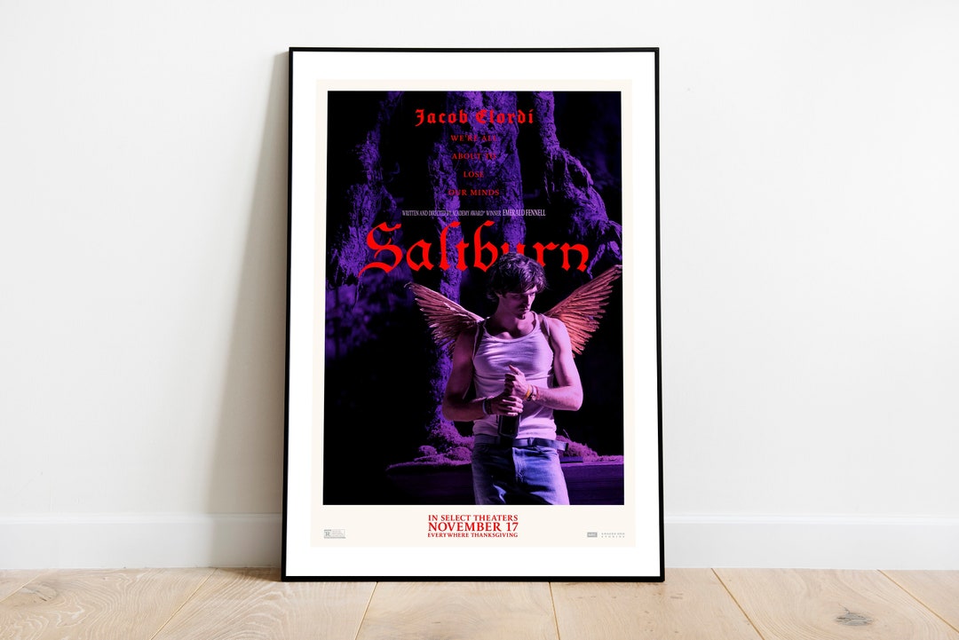 Framed Saltburn Poster, Saltburn Movie Poster, Wall Art, Wall Decor ...