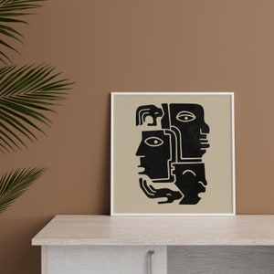 Mayan Art, 20x20 Posters, Set of 9 Square Prints, Aztec Wall Decor ...