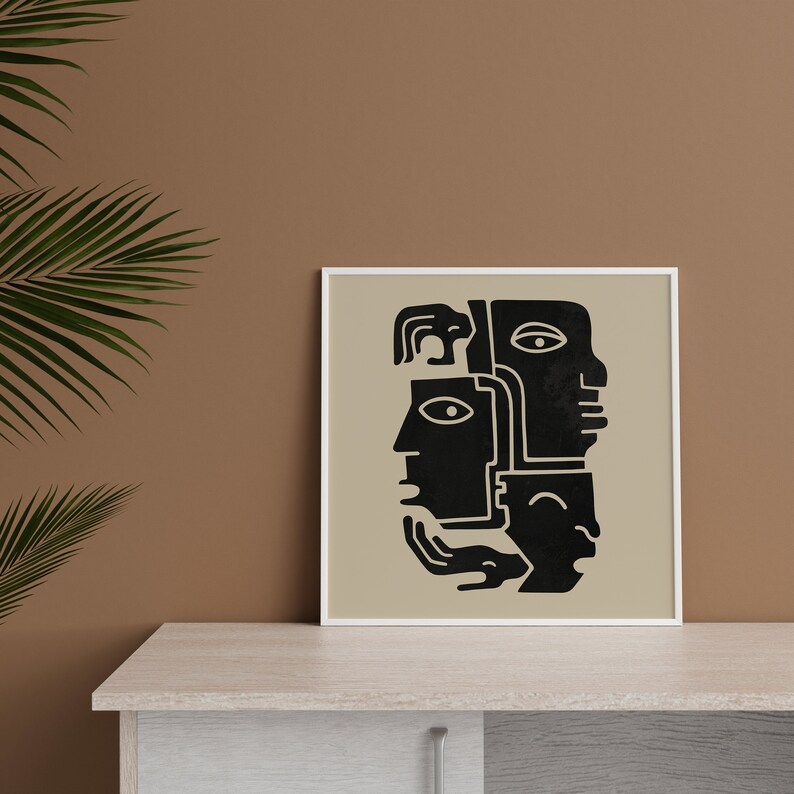 Mayan Art, 20x20 Posters, Set of 9 Square Prints, Aztec Wall Decor ...