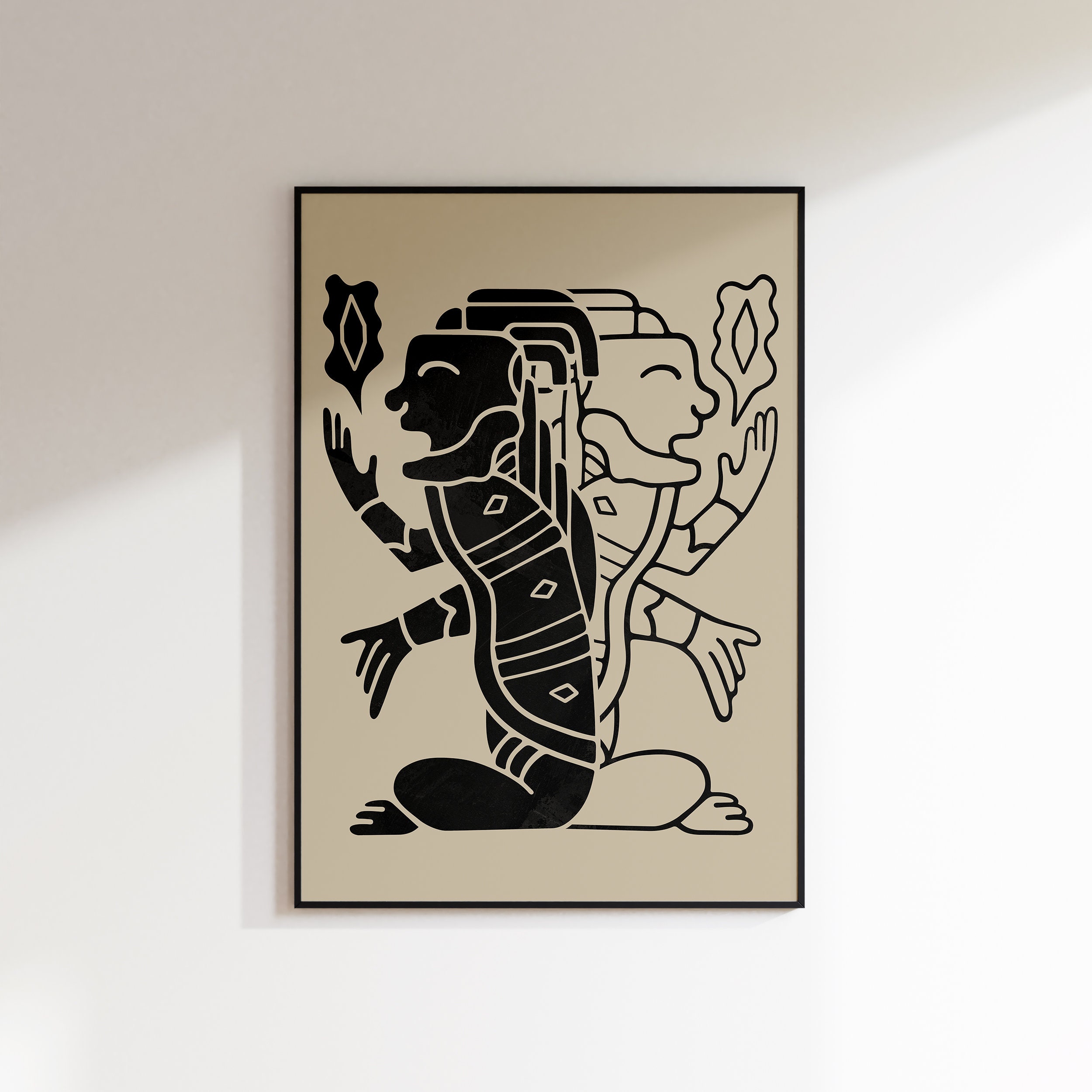 Mayan Art Prints Set of 3 Aztec Art Decor Instant Download - Etsy
