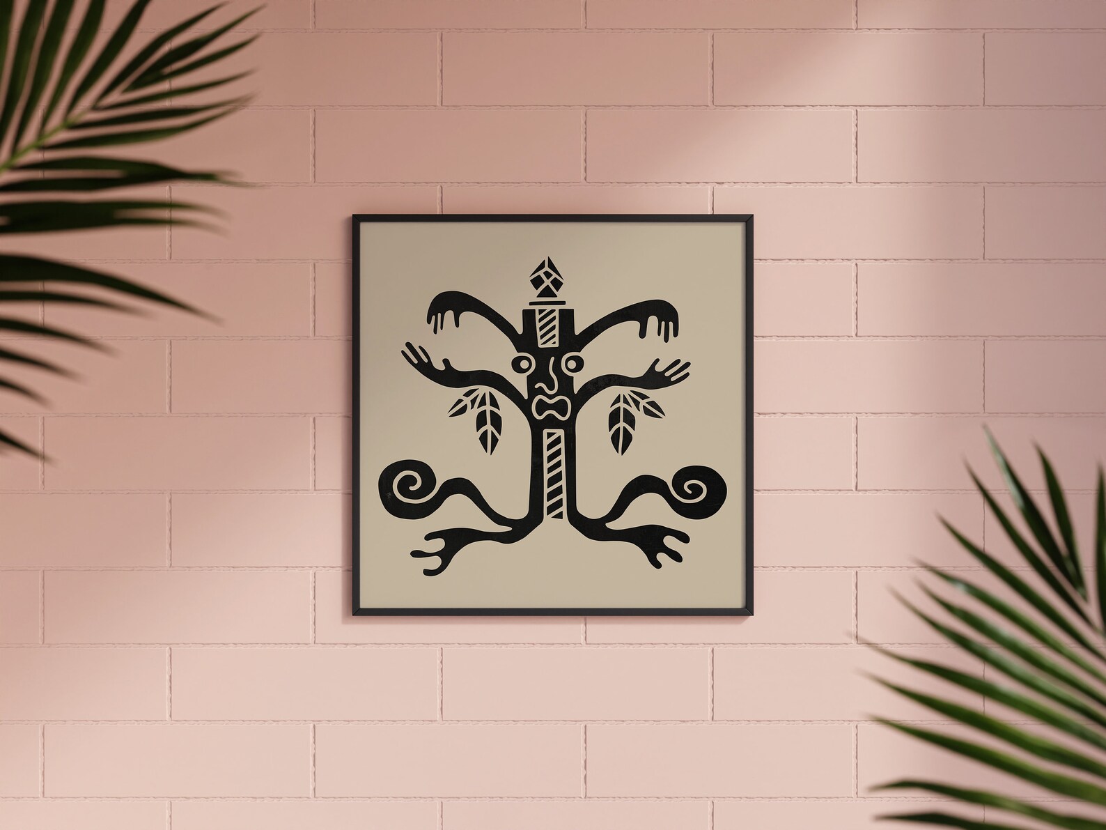 Mayan Art, 20x20 Posters, Set of 9 Square Prints, Aztec Wall Decor ...