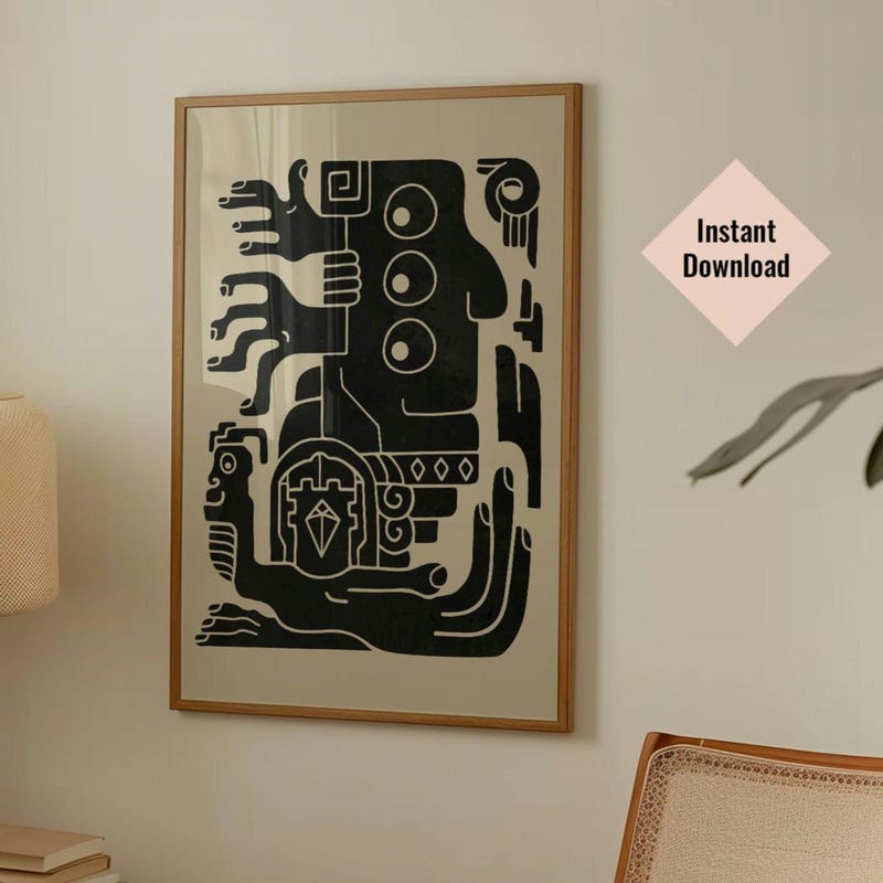 Aztec Wall Art - Etsy