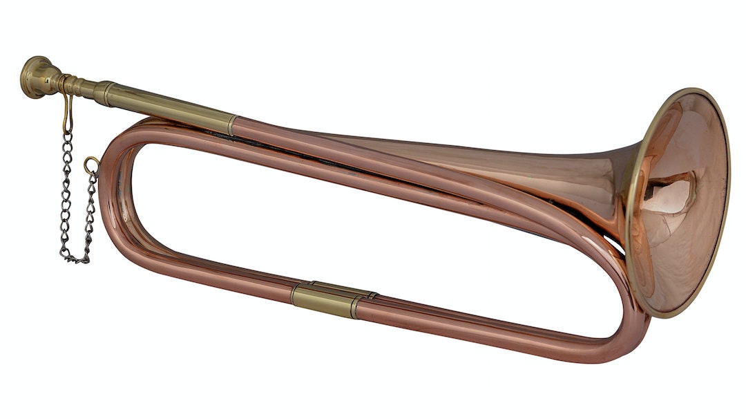 Cavalry Trumpet Eb Bugle World War II Vintage British - Etsy