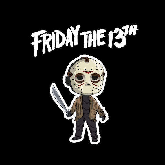 Jason Sticker Water Resistant/scratchproof Scary Movie | Etsy