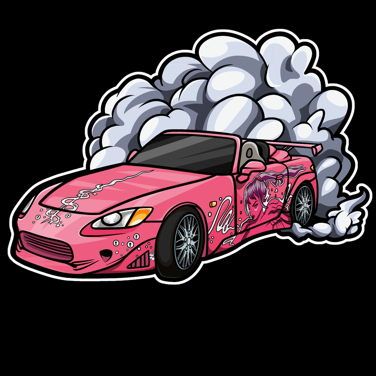 2 Fast 2 Furious Suki Car Sticker Water Resistant/scratch - Etsy